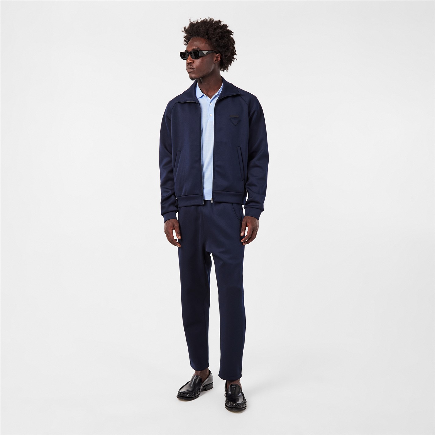 PRADA | Men's Open-Ankle Woven Relaxed Fit Tracksuit Joggers | Men ...