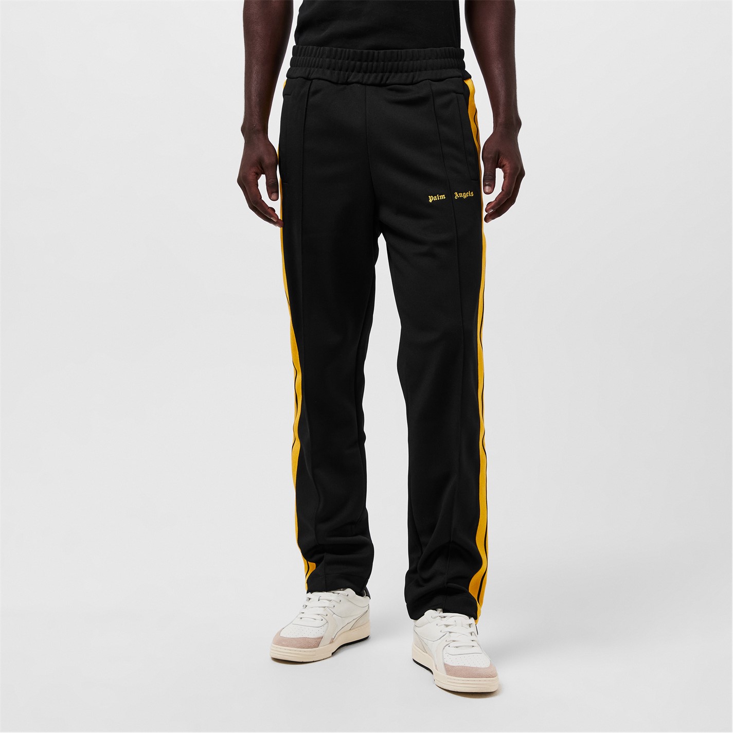 PALM ANGELS | Palm Classic Trk Pnt Sn53 | Men | Black/Yellow | Flannels