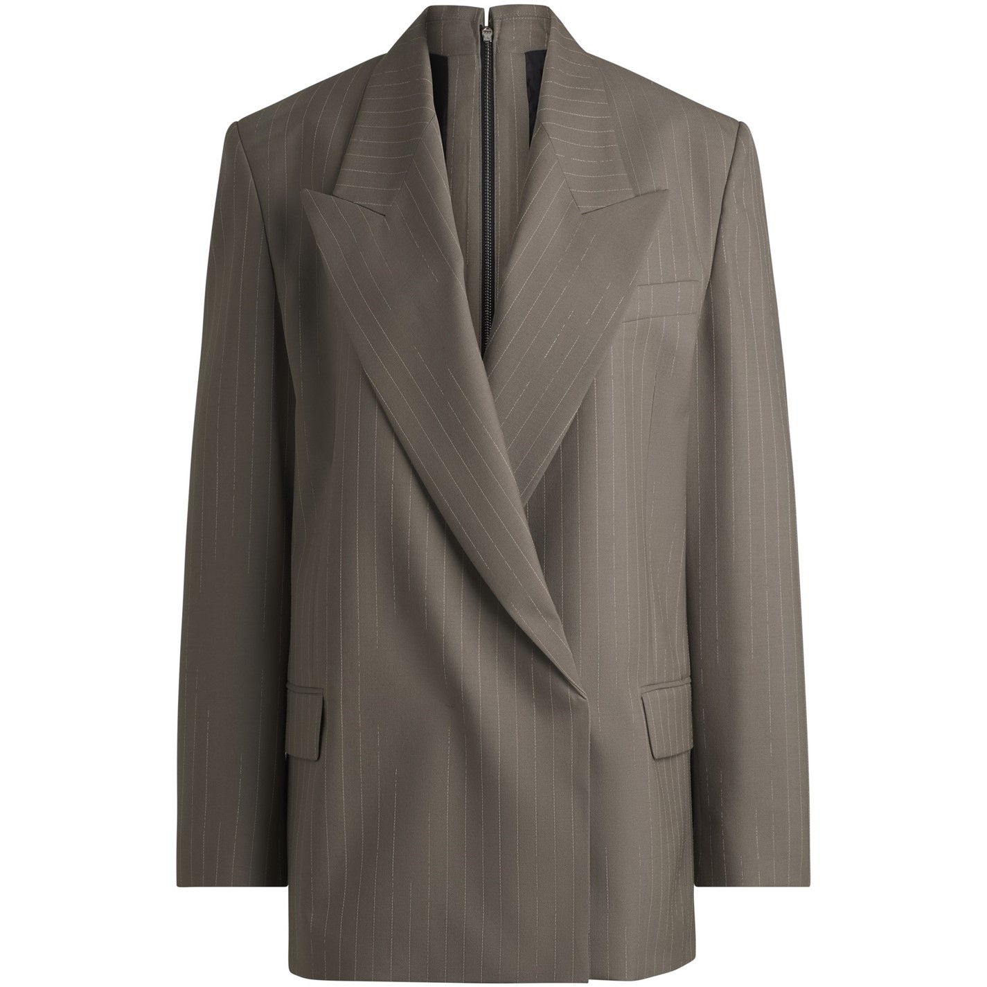 Boss | Women's Jafranci1 Structured Formal Jacket | Women | Open Grey ...