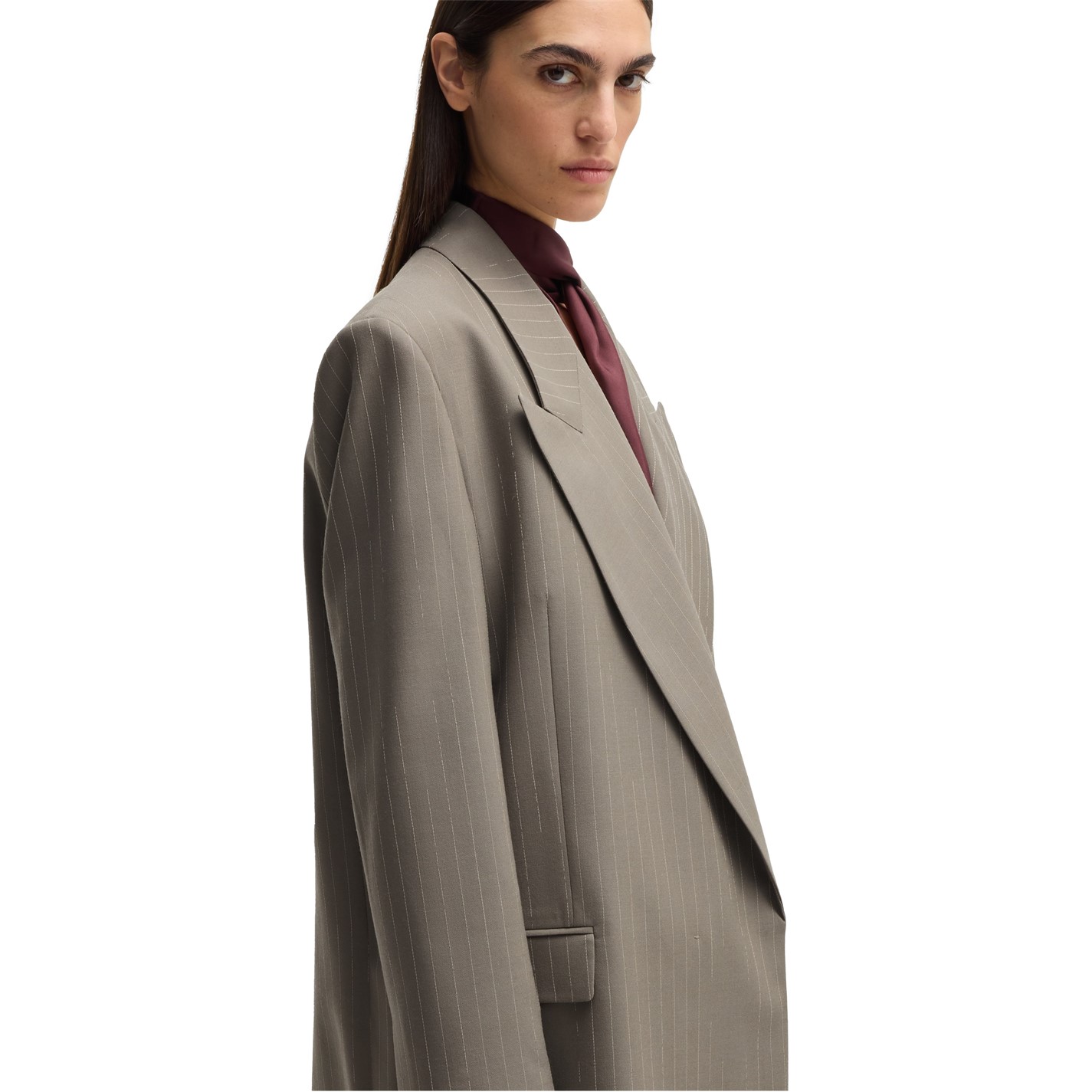 Boss | Women's Jafranci1 Structured Formal Jacket | Women | Open Grey ...