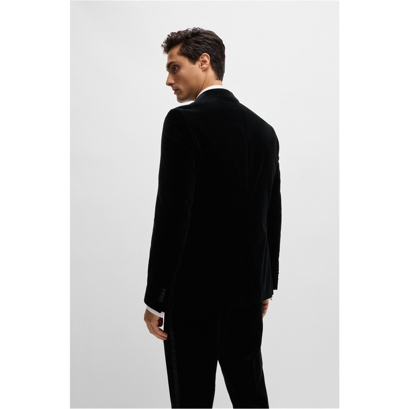 Boss | Men's HBB Hutson Tuxedo Jacket | Men | Black 001 | Flannels