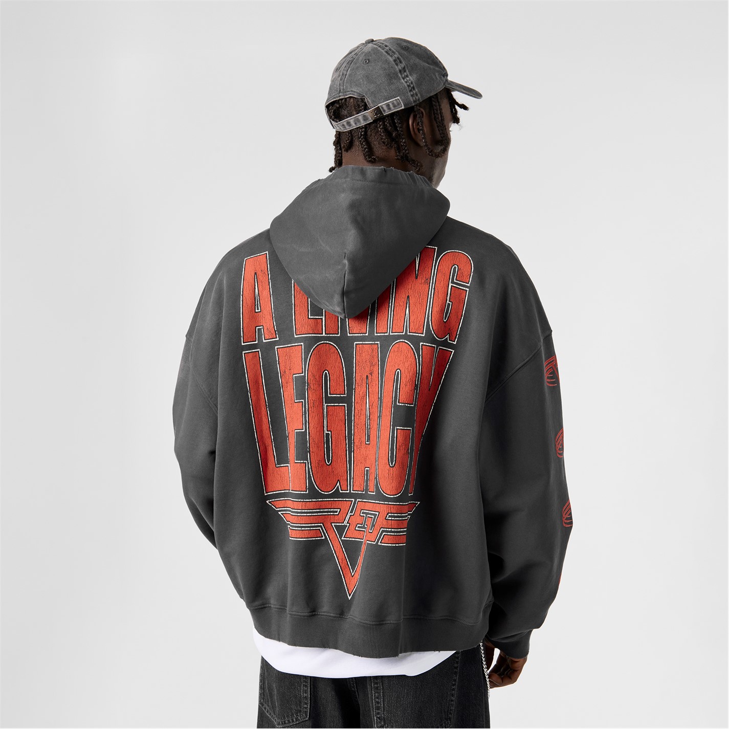 REPRESENT | Men's Rep Living Legacy Hoodie | Men | Sun Fade Grey | Flannels