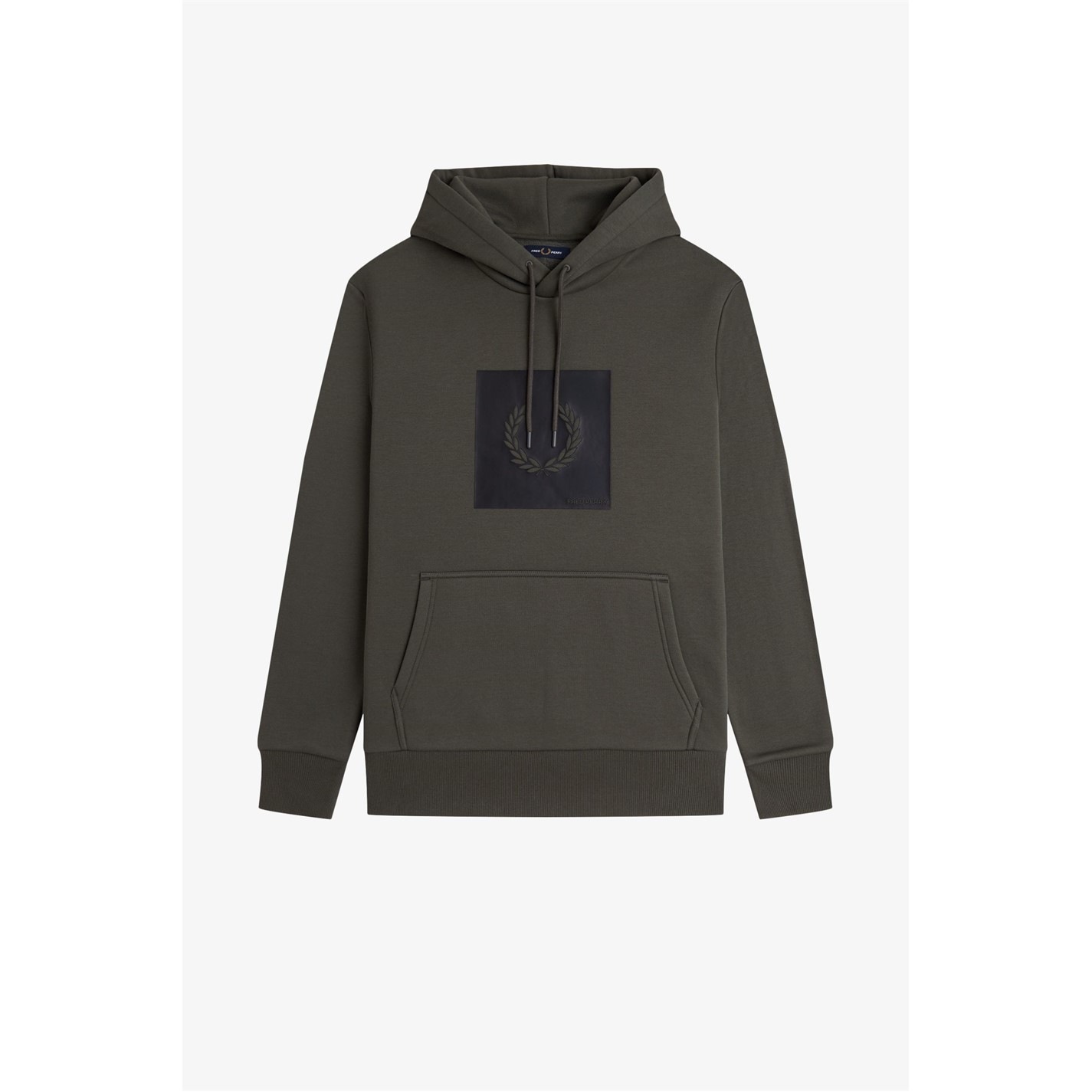 Fred Perry | Men's Box Graphic Pull Over Hoodie | Men | Field Grn 638 ...