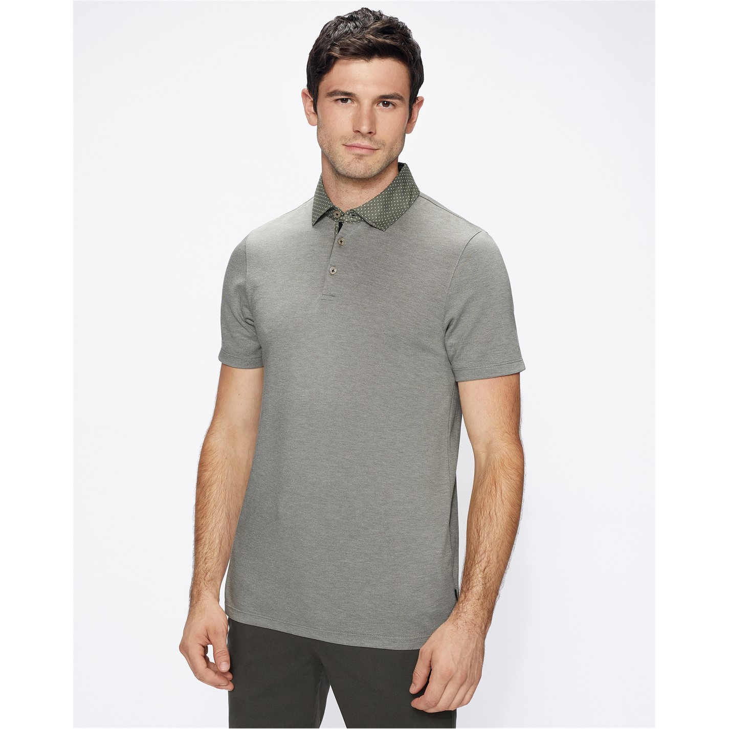 Ted Baker | Men's Frend Polka Short-Sleeve Polo Shirt | Men | Short ...