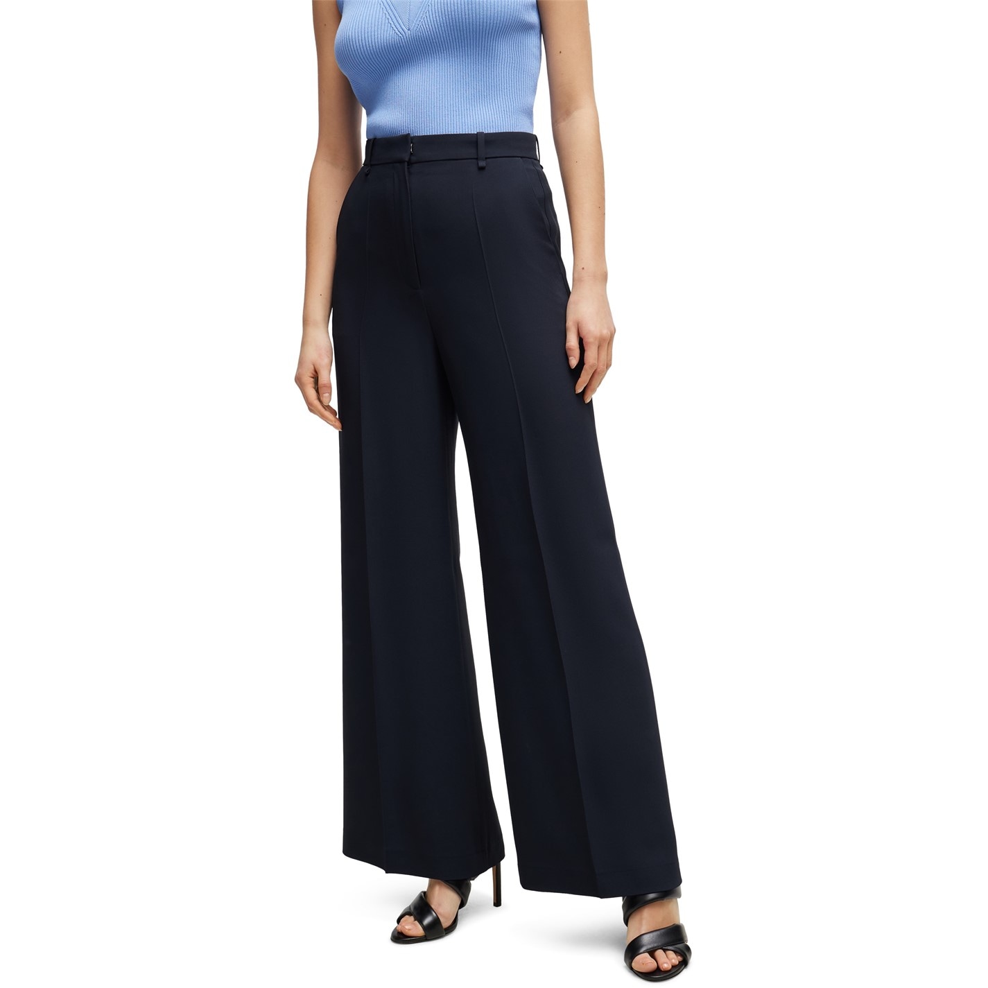 Boss | Women's Tikela Straight Leg Trousers, Straight Leg Design ...