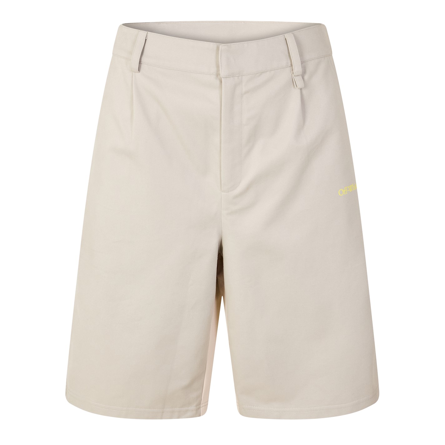 OFF WHITE | Men's Tailored Fit Shorts | Men | Beige/Grey | Flannels