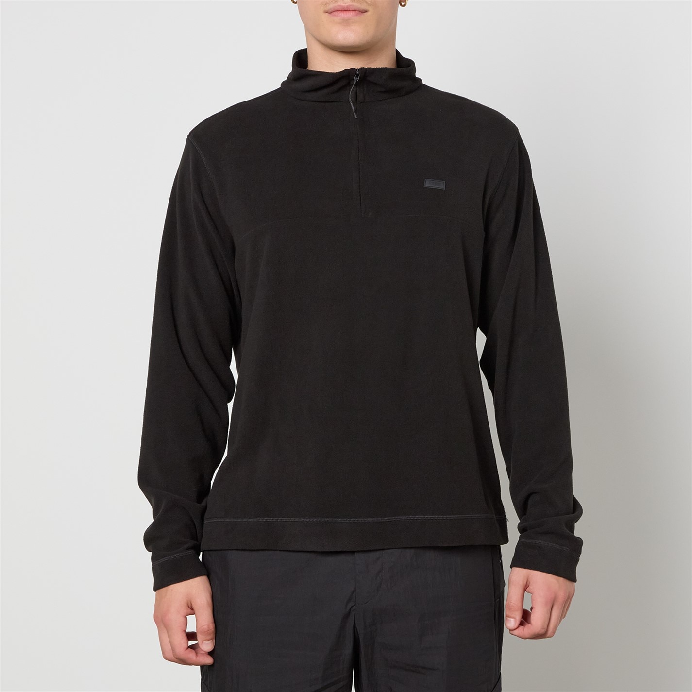 RAINS | Men's Quarter Zip Fleece | Men | Black | Flannels