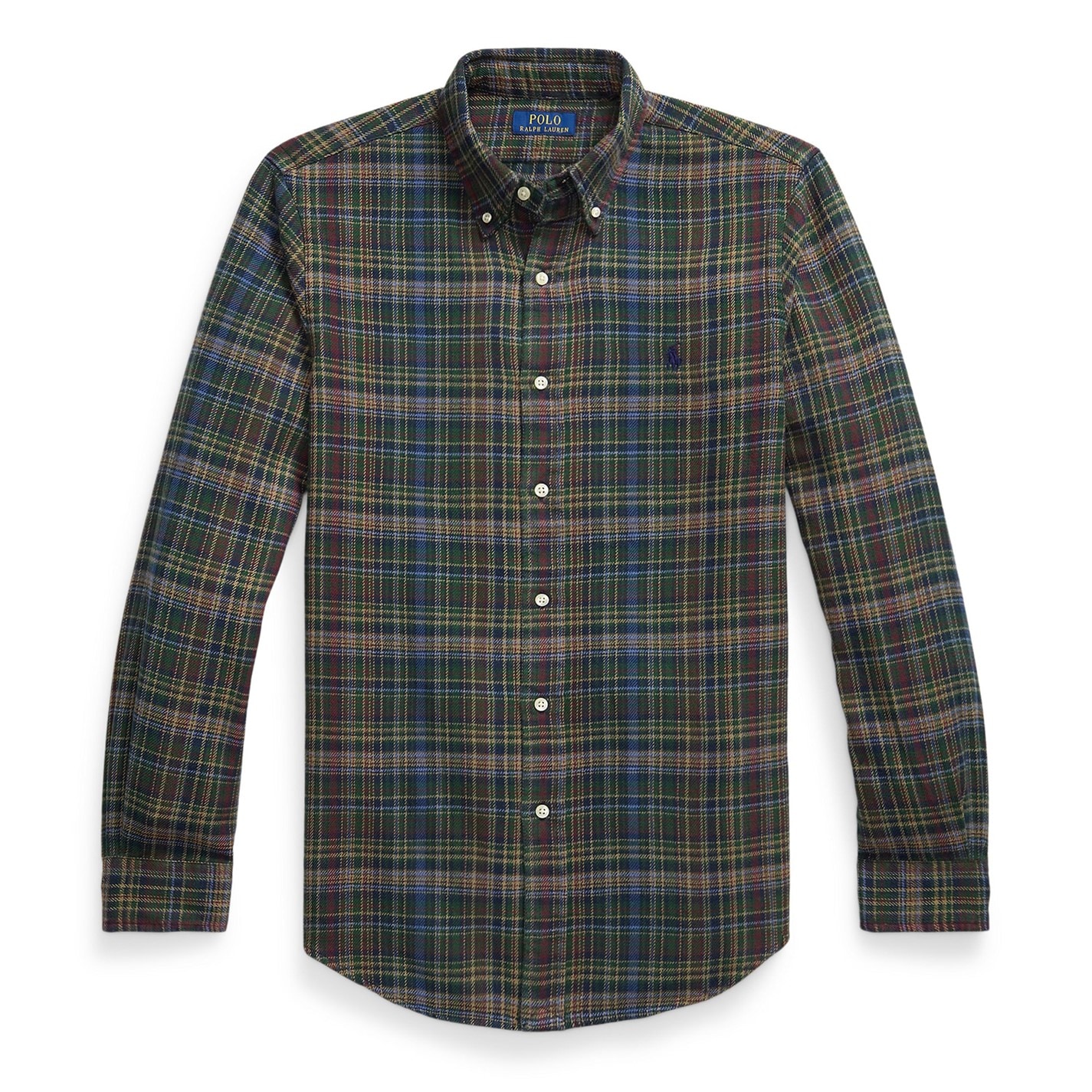 Polo Ralph Lauren | Men's Long Sleeve Brushed Flannel Patterned Shirt ...