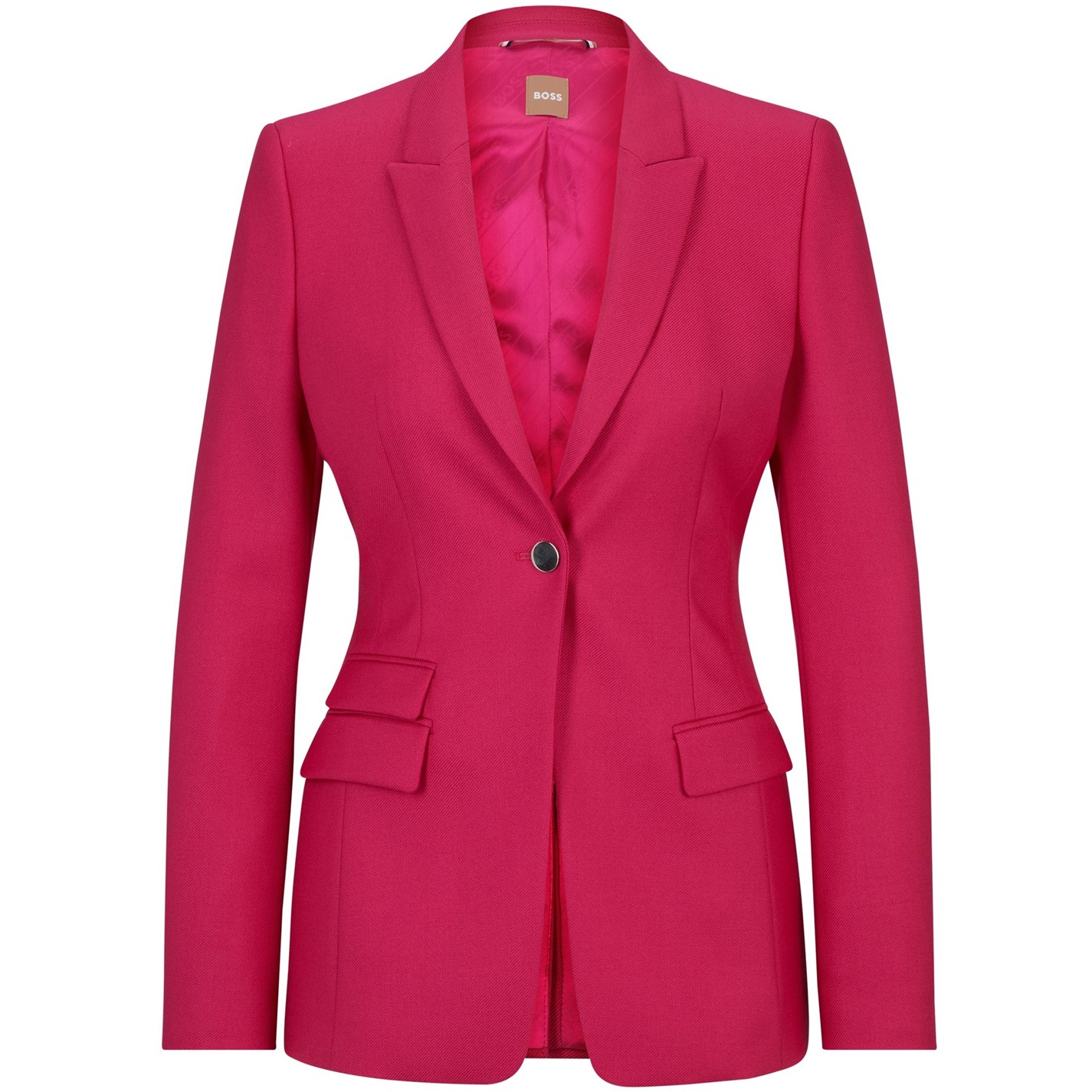 BOSS | Women's Juicylara2 Suit Jacket | Women | Bright Pink | Flannels