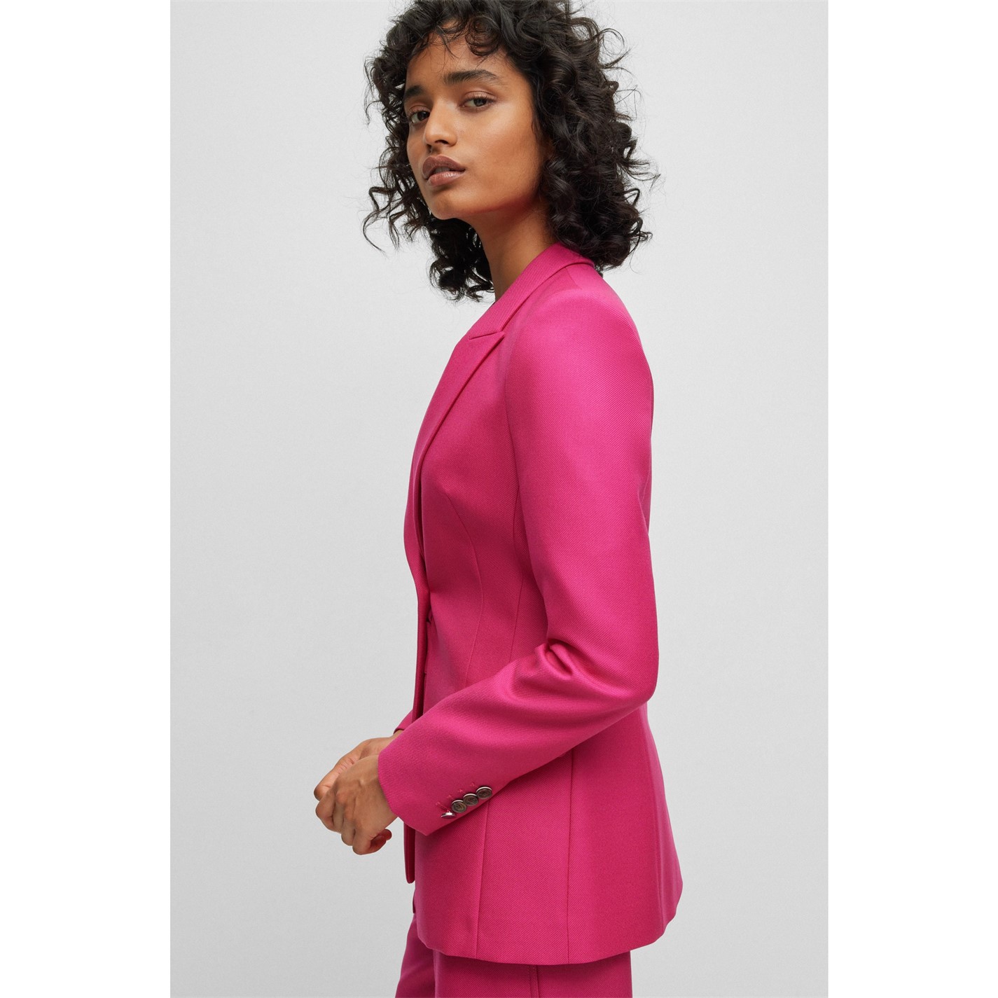 BOSS | Women's Juicylara2 Suit Jacket | Women | Bright Pink | Flannels