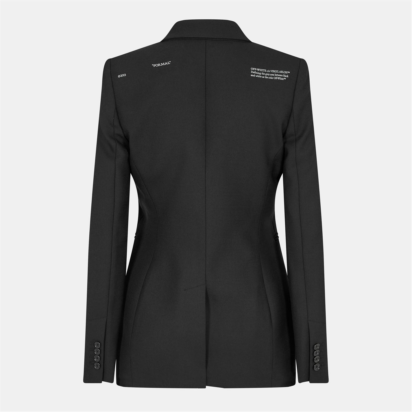 OFF WHITE | Women's Structured Suit Jacket | Women | Black/White | Flannels
