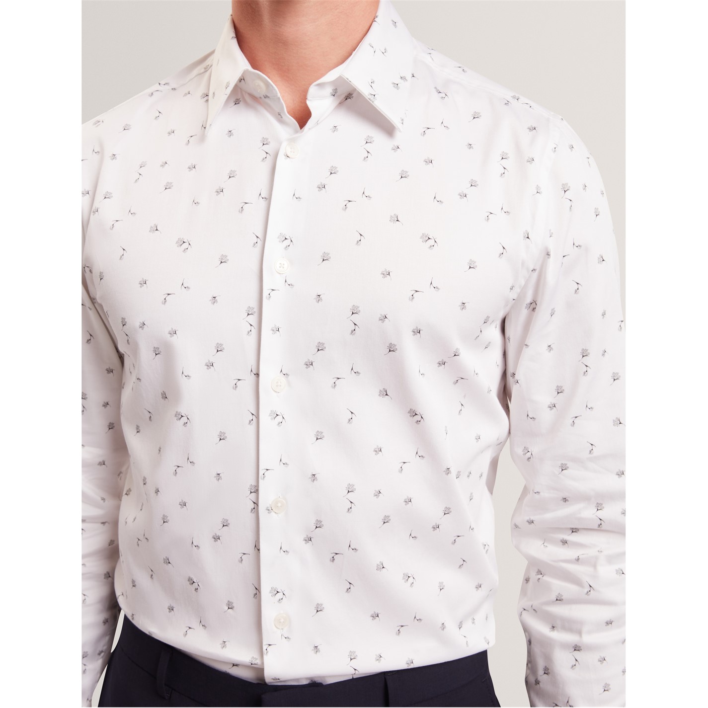 Ted Baker | Men's Long Sleeve Floral Patterned Shirt | Men | Patterned ...