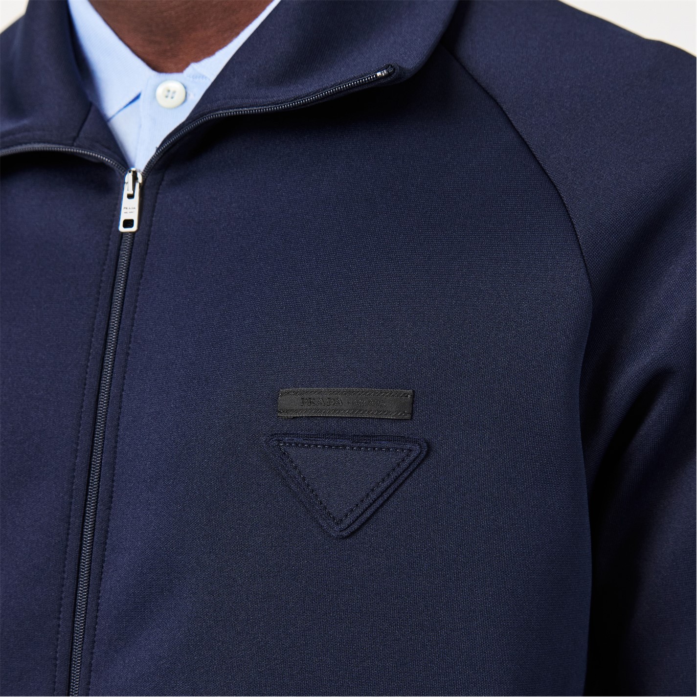 PRADA | Men's Tailored Fit Tracksuit Top | Men | Navy | Flannels