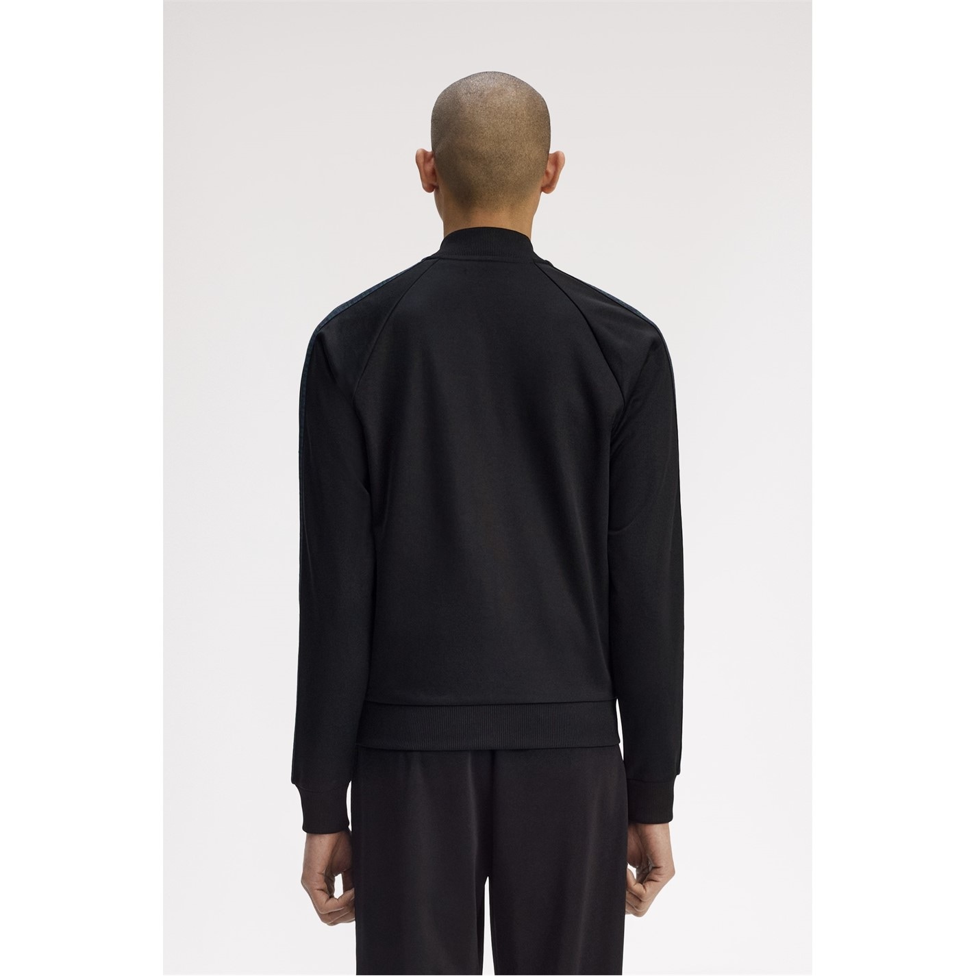 Fred Perry | Men's Blackwatch Tape Tracksuit Top | Men | Black 102 ...