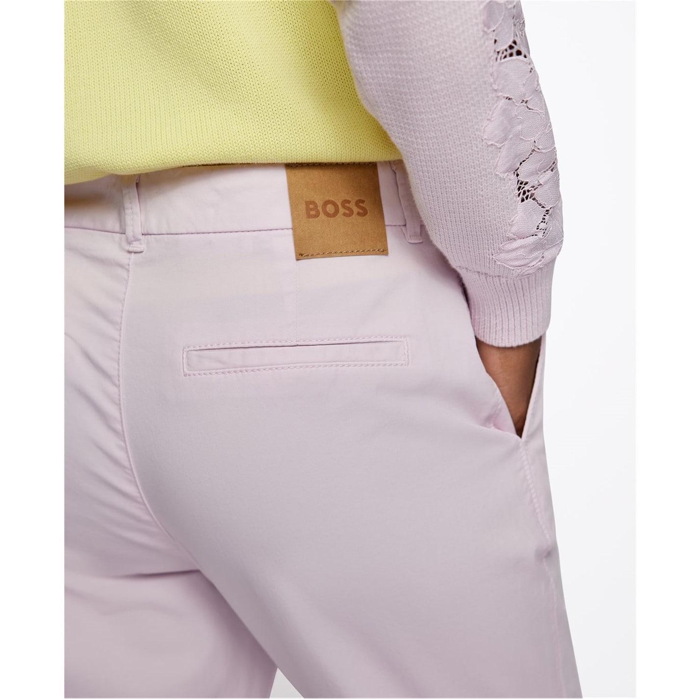 Boss | Women's Tachini2 Chino Trousers, Chino Style | Women | Pastel ...