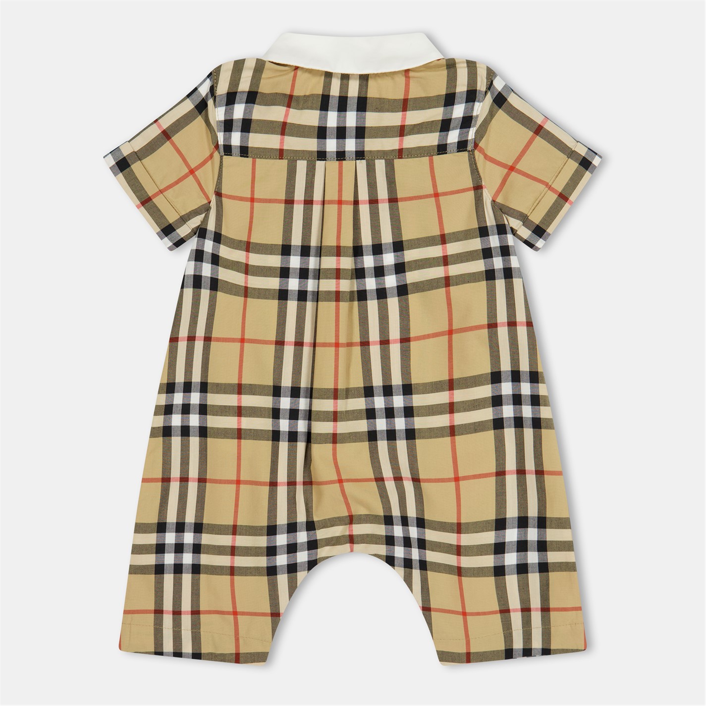 BURBERRY | Unisex Kids' Burb Andreas Chk Onesie | Kids | Sand Chk B9368 ...