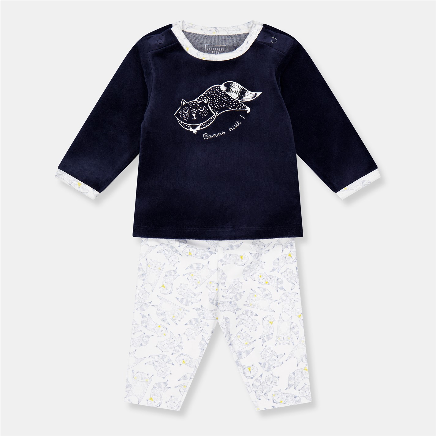 Carrement Beau | Unisex Kids' Pyjama Set | Kids | White Navy | Flannels