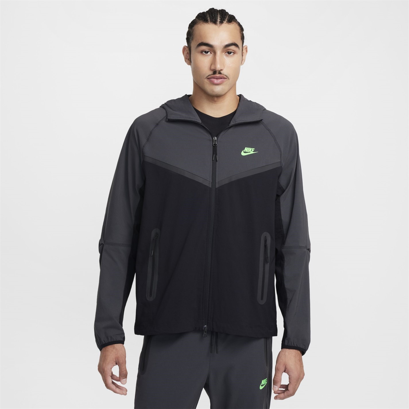 Nike | Tech Full Zip Jacket | Men | Black Ant | Flannels