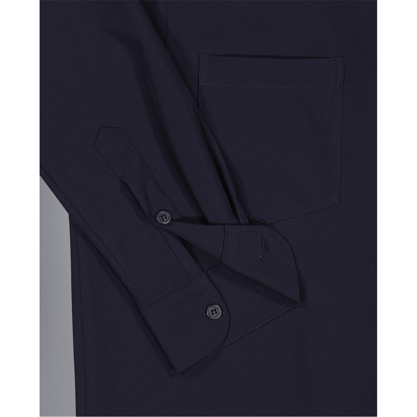 PAUL AND SHARK | Men's Fin Long Sleeve Plain Shirt | Men | Blue | Flannels