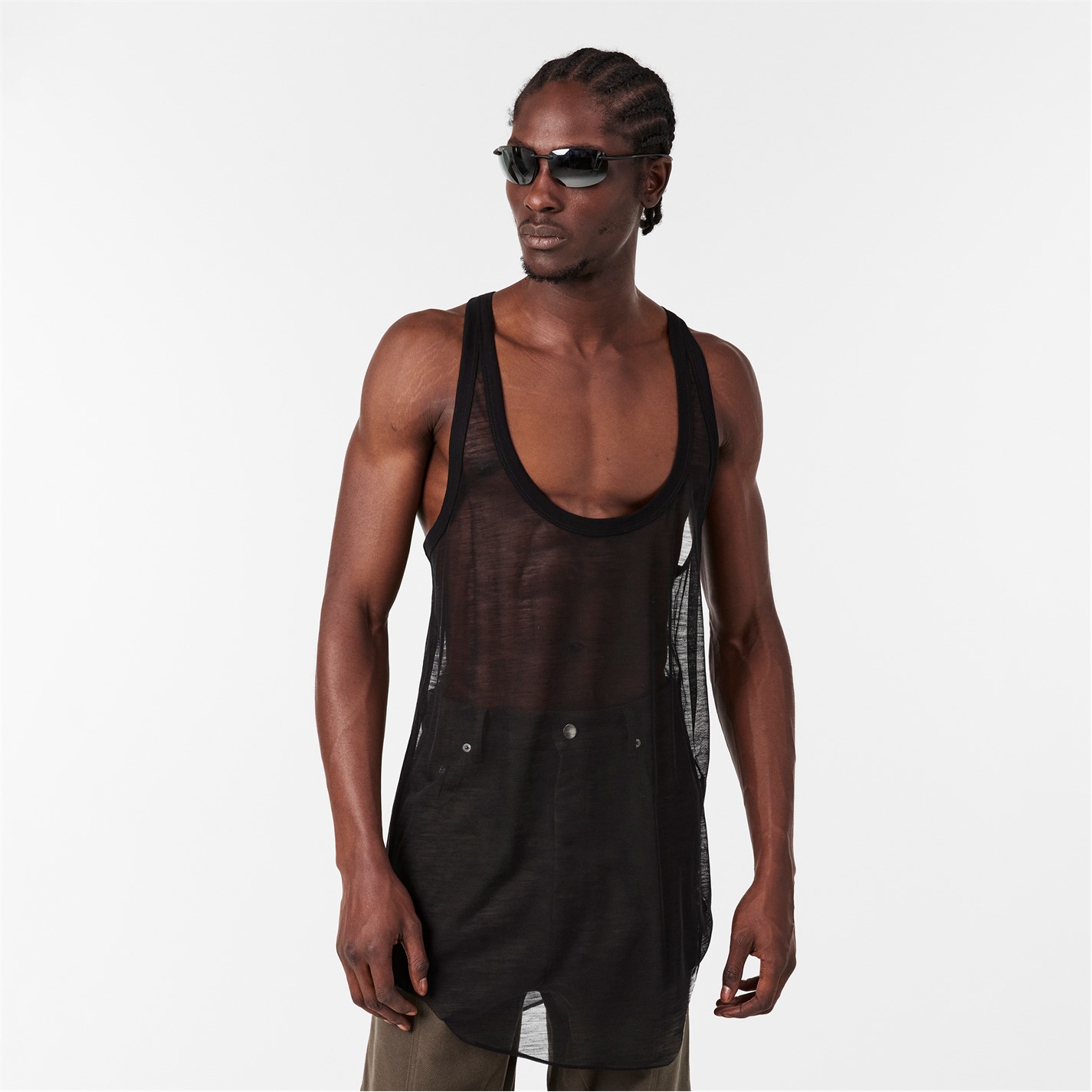 RICK OWENS | Men's Muscle Vest | Men | Black 09 | Flannels