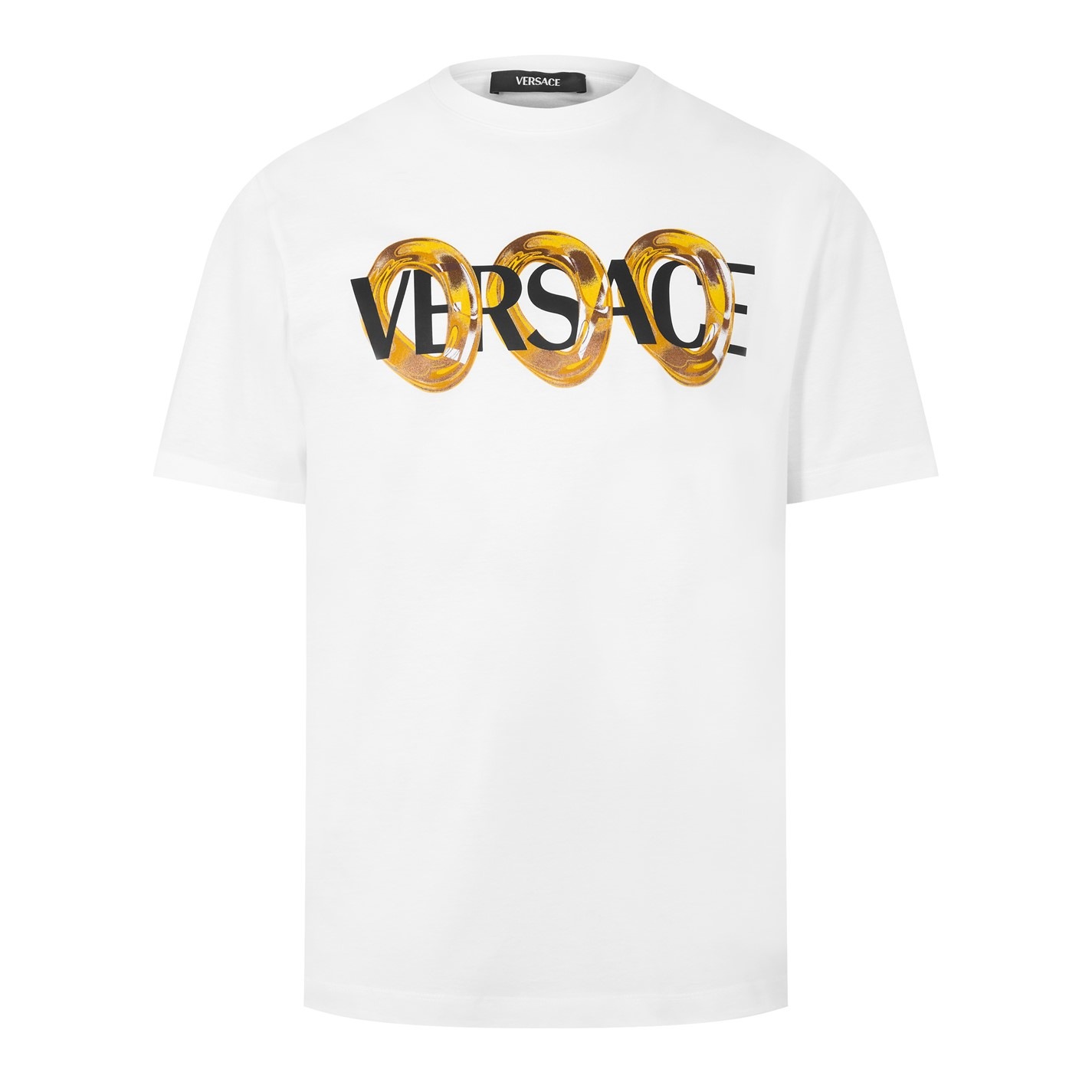 VERSACE | Ring Graphic T-Shirt | Men | Regular Fit T-Shirts | Flannels