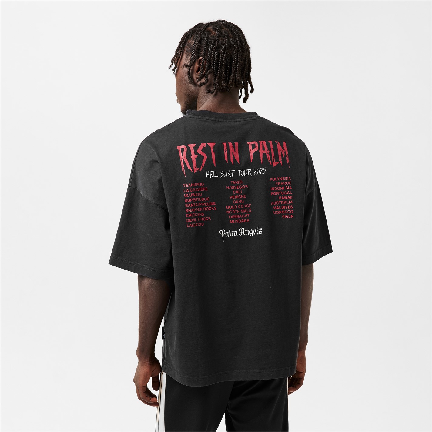 PALM ANGELS | Men's Oversized T-Shirt | Men | Black | Flannels