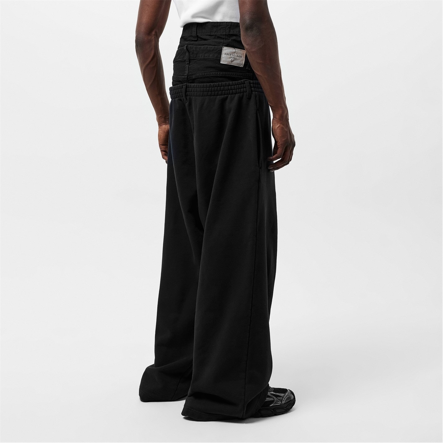 BALENCIAGA | Layered Jogging Bottoms | Men | Black | Flannels