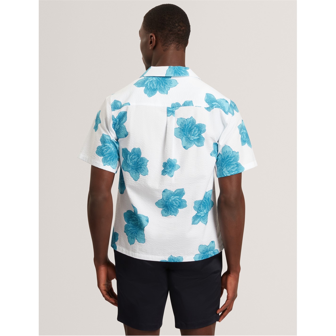 Ted Baker | Ted SS S/Sckr Floral Sn62 | Men | White | Flannels