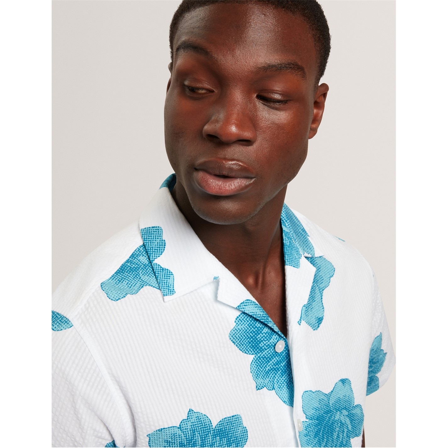 Ted Baker | Ted SS S/Sckr Floral Sn62 | Men | White | Flannels
