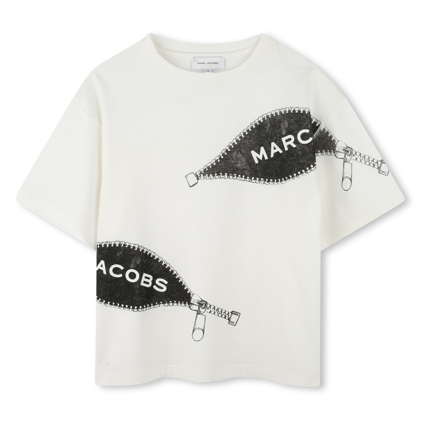 MARC JACOBS | Marc Zipped SS Tee Jn61 | Kids | Regular Fit T-Shirts ...