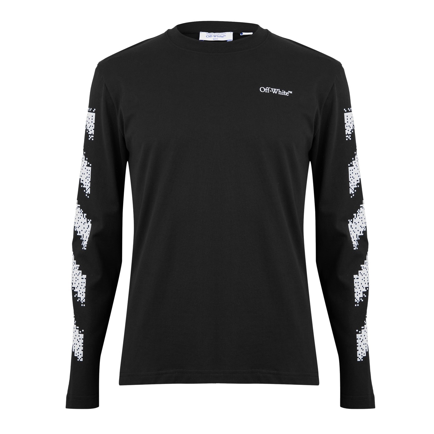 Off White | Men's Diag Skate Diagonal Graphic Long Sleeve T-Shirt | Men ...