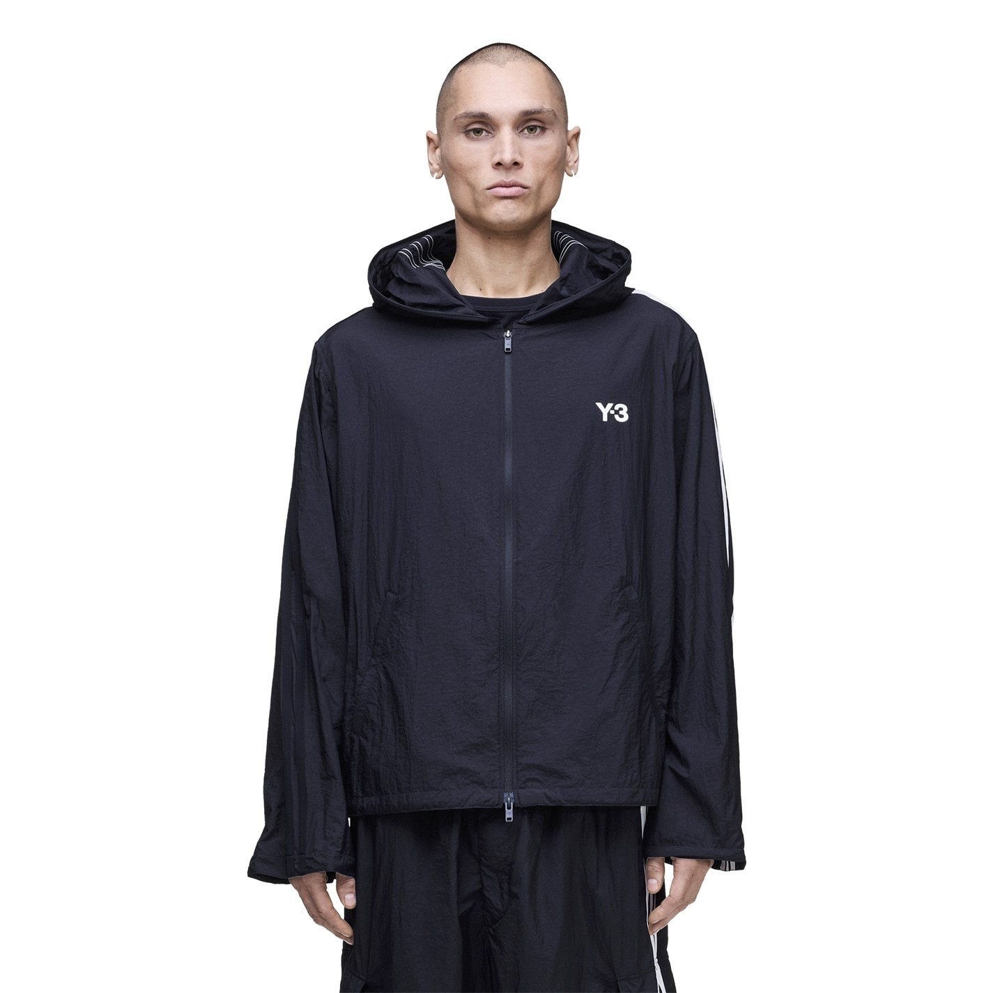Y3 | Y3 Wire 3Strp T Sn62 | Men | Black | Flannels