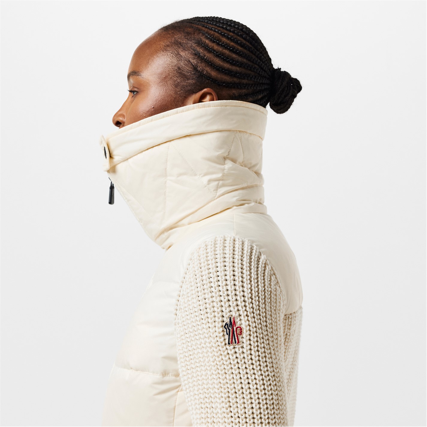 MONCLER GRENOBLE | Women's G Hybrid Jacket | Women | Cream 034 | Flannels