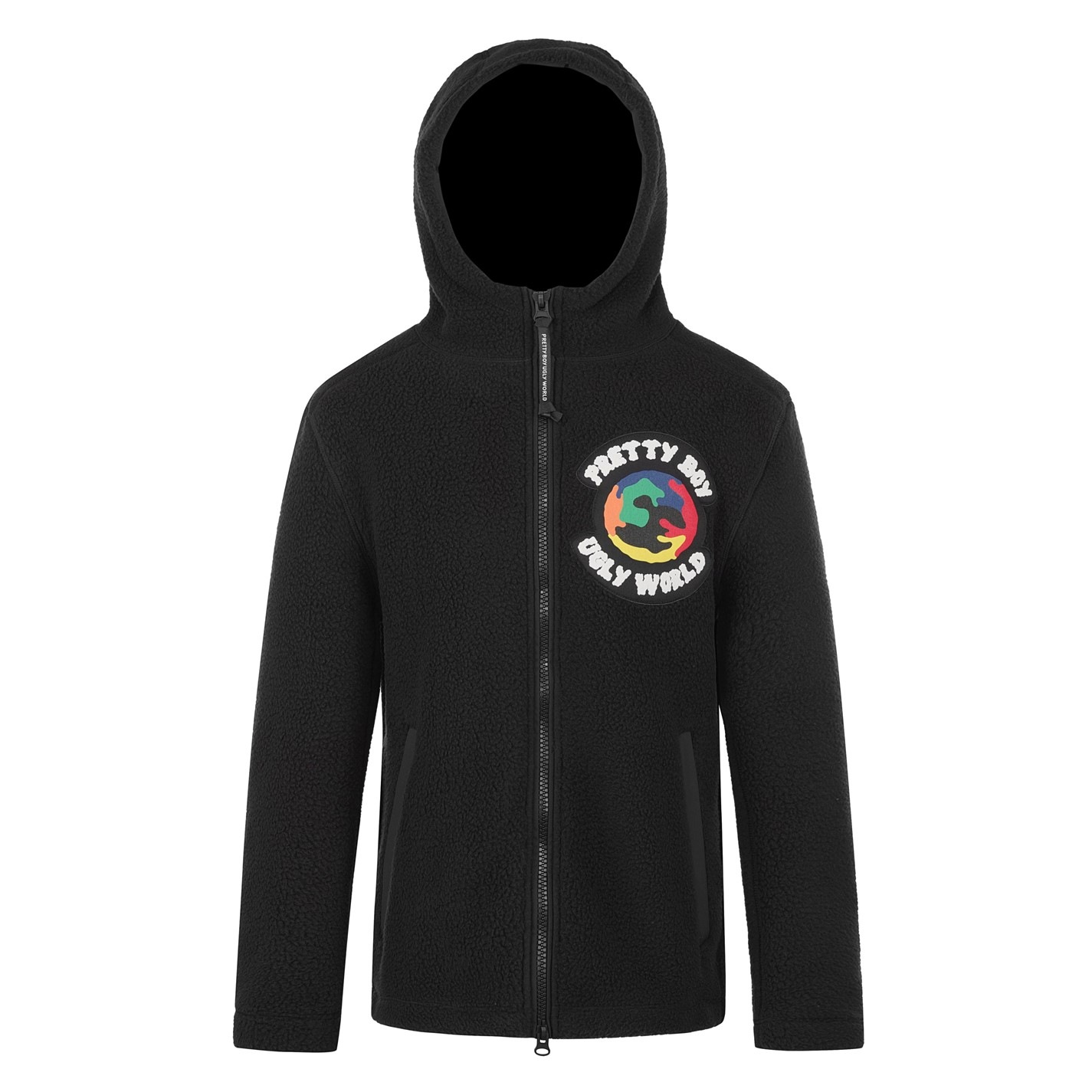 PRETTY BOY UGLY WORLD | Men's Textured Sherpa Jacket | Men | Sherpa ...