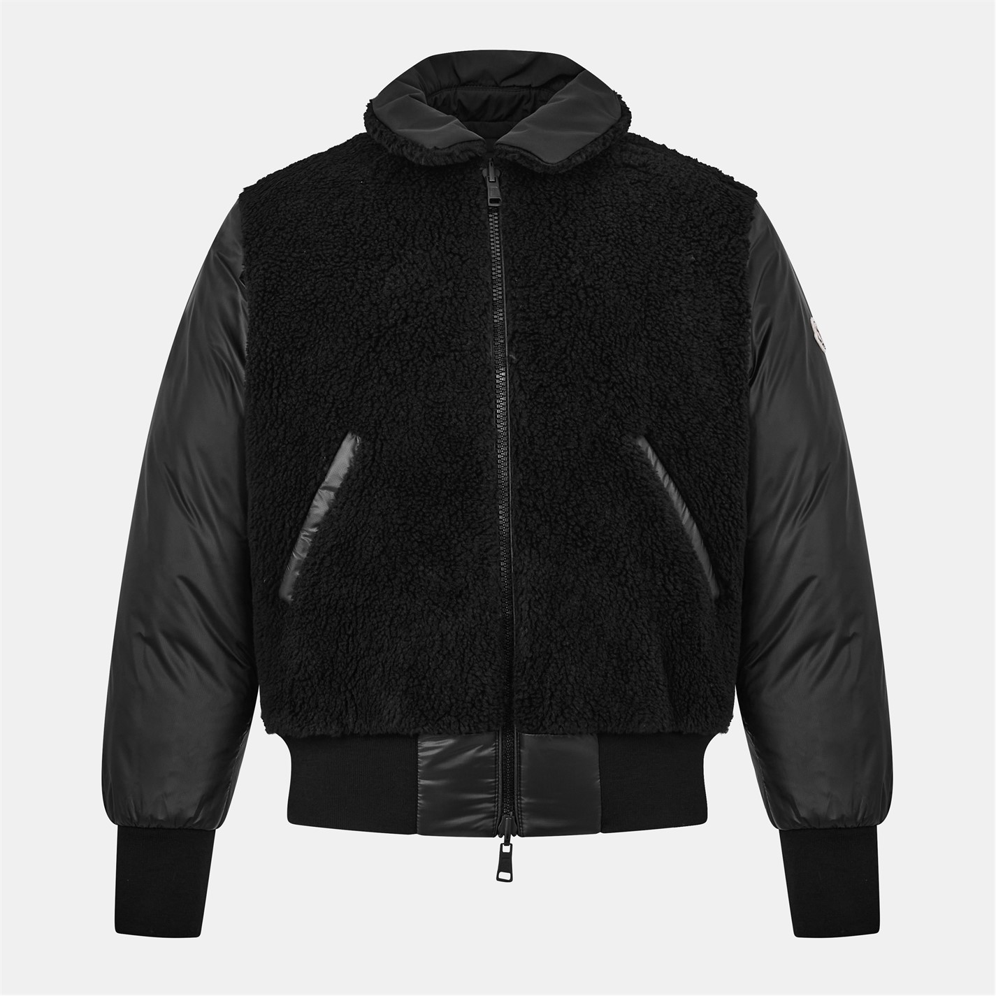 MONCLER | Men's Quilted Down Fill Technical Bomber Jacket | Men | Black ...