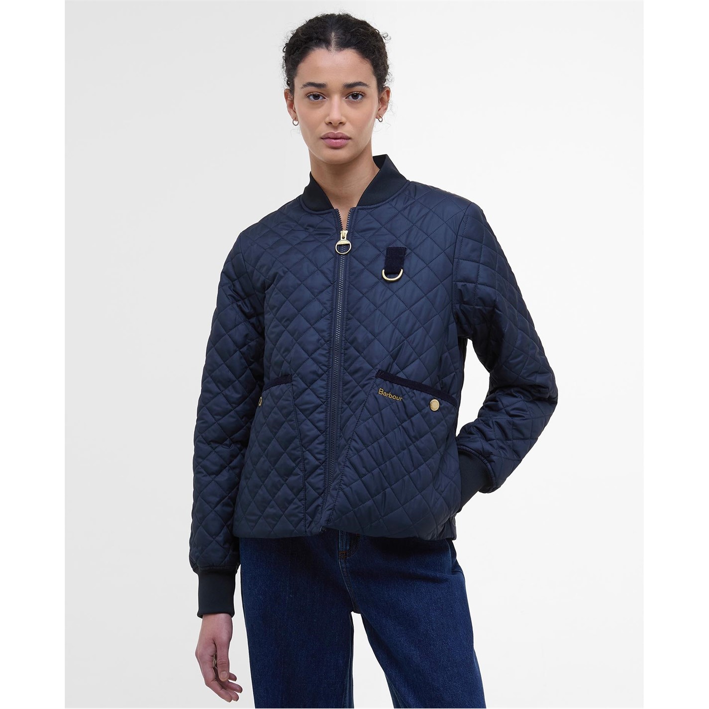 Barbour | Women's Reyna Diamond Quilted Fitted Jacket | Women | Quilted ...