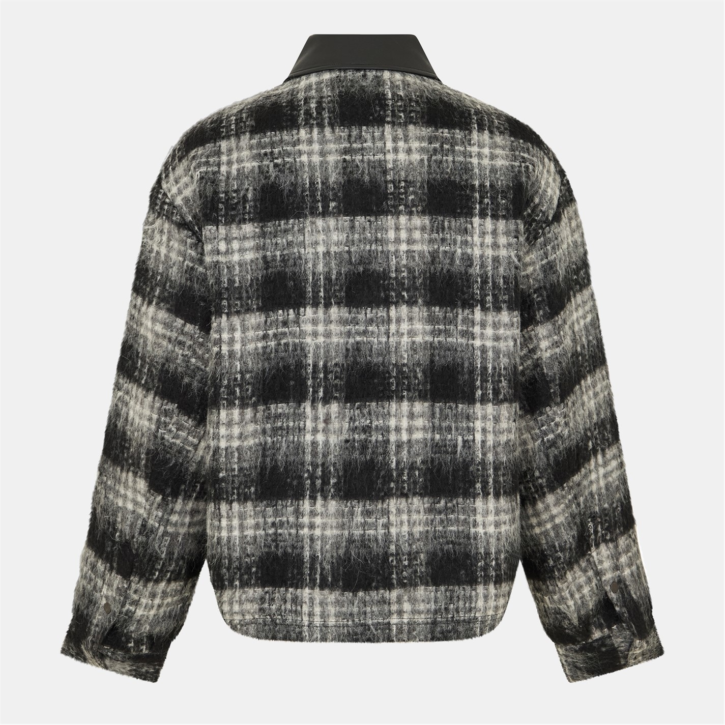 REPRESENT | Men's Two-Way Zip Overshirt | Men | Jet Black | Flannels