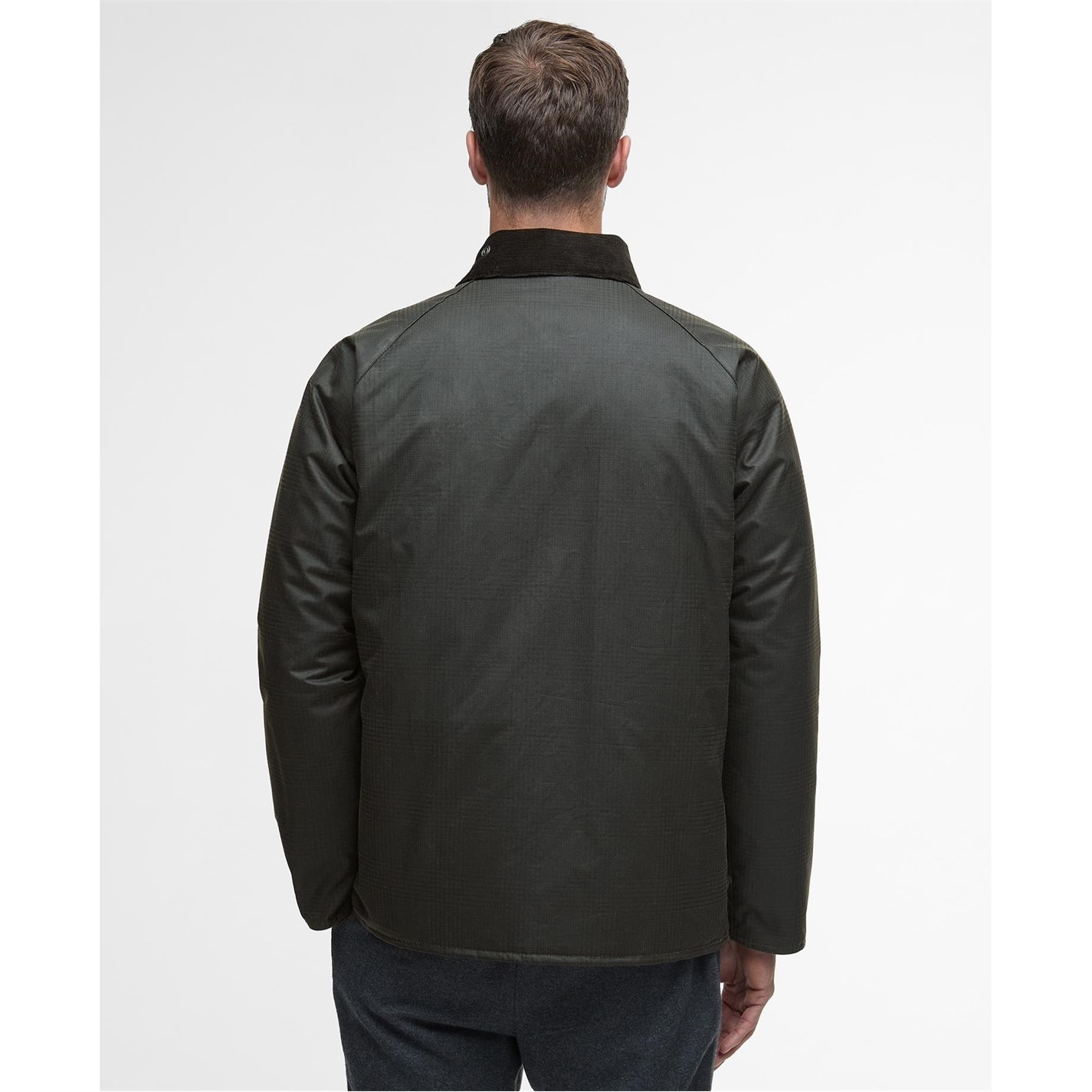 Barbour | Mens Modern Beaufort Waxed Jacket | Men | Olive Check | Flannels