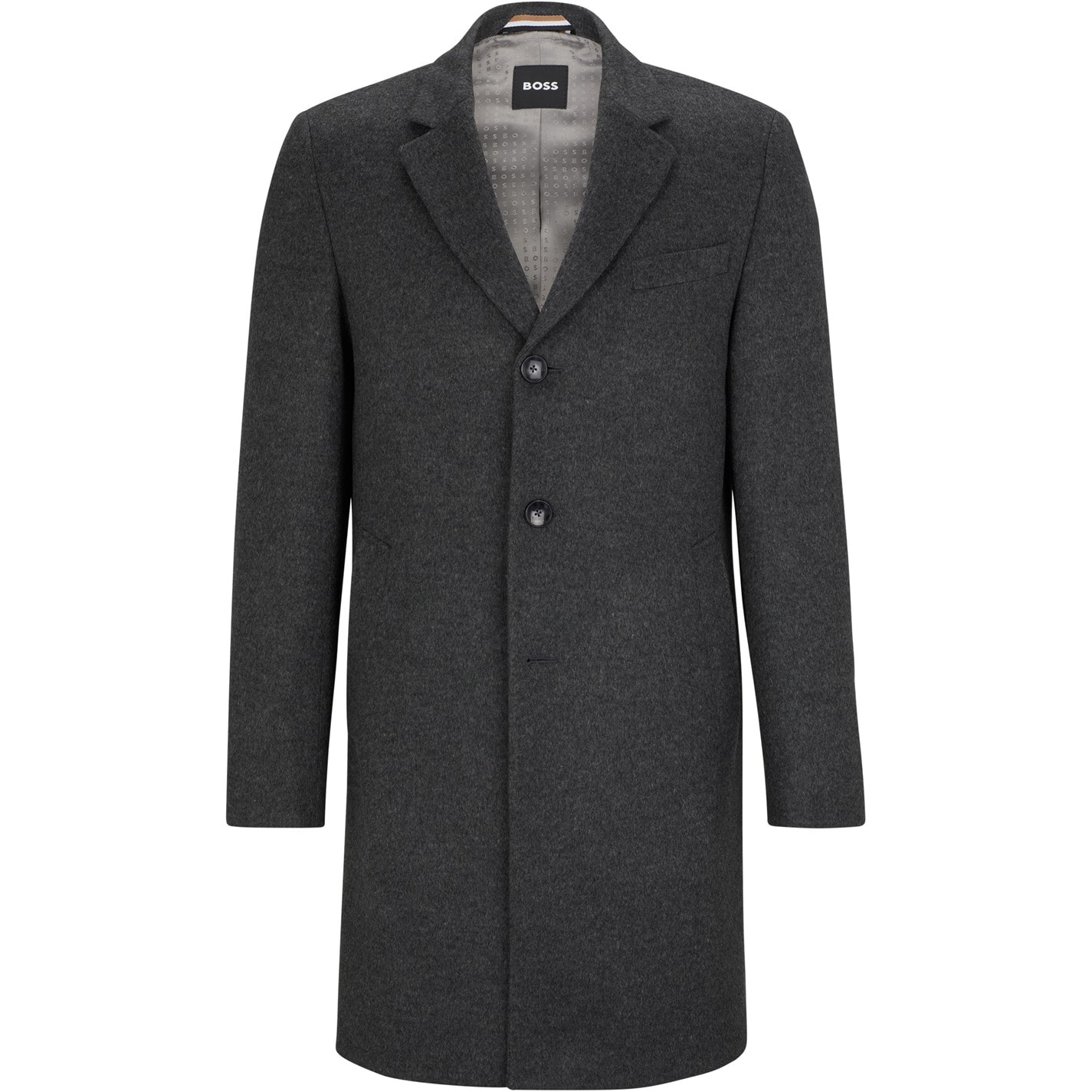 Boss | Men's Hyde Tailored Fit Long Formal Coat | Men | Formal Coats ...