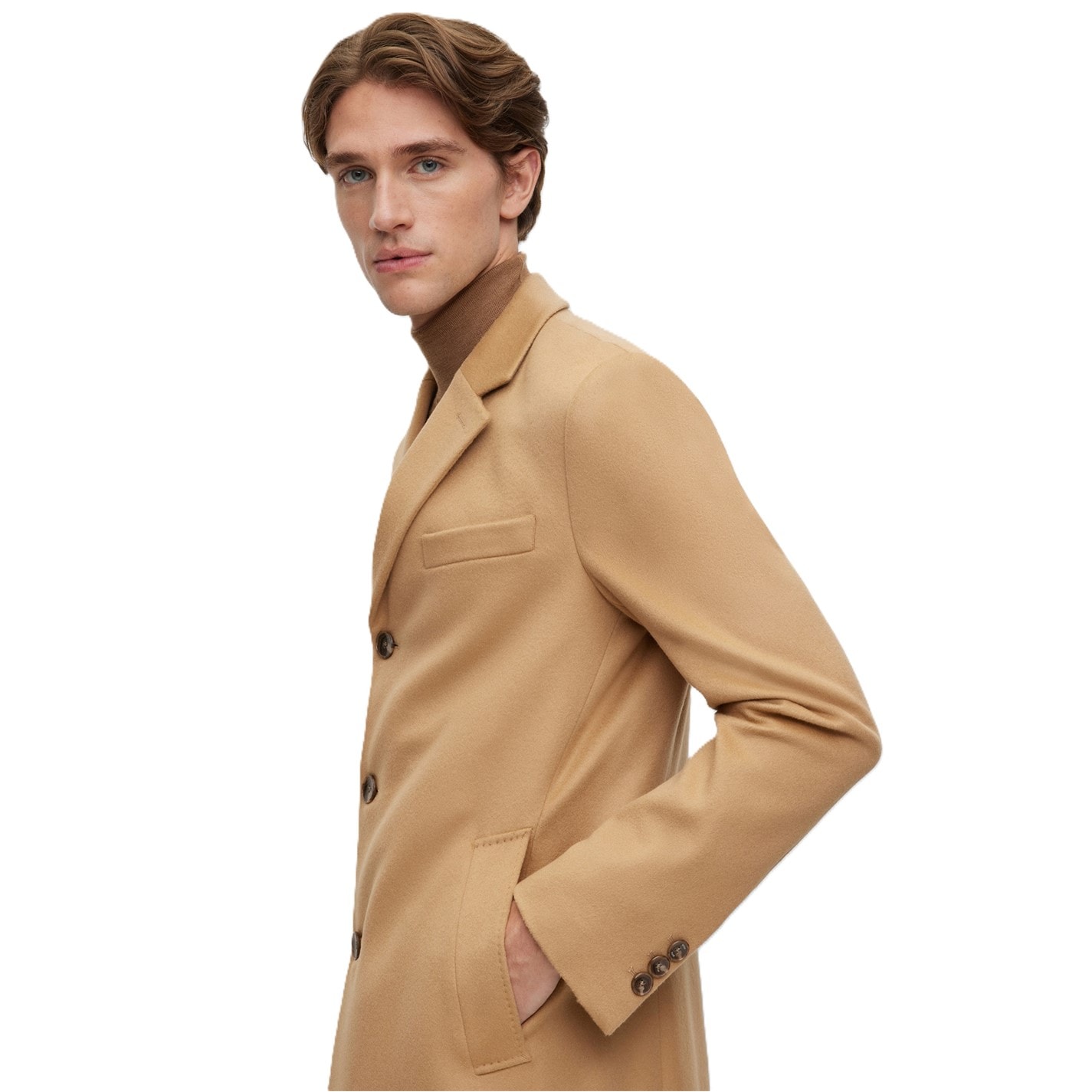 Boss | Men's Hyde Tailored Fit Long Formal Coat | Men | Formal Coats ...