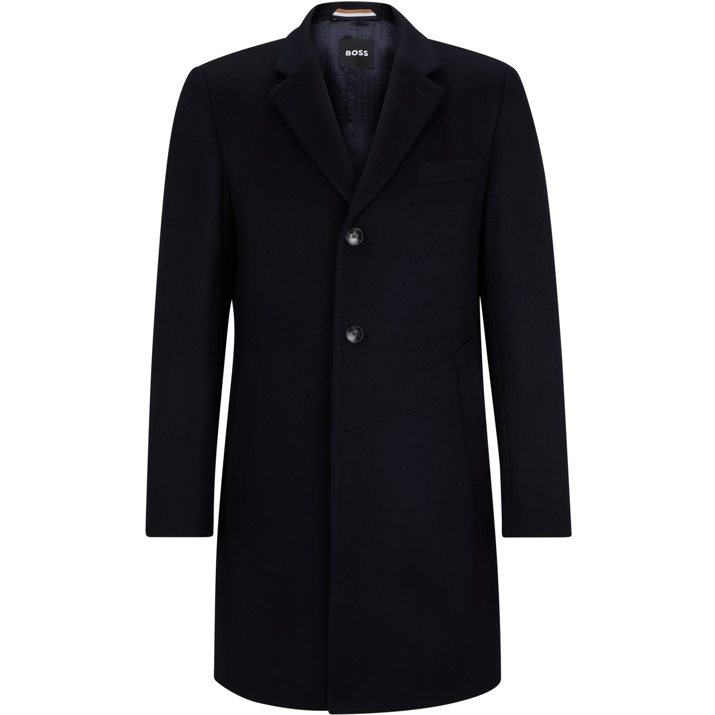 Boss | Men's Hyde Tailored Fit Long Formal Coat | Men | Formal Coats ...