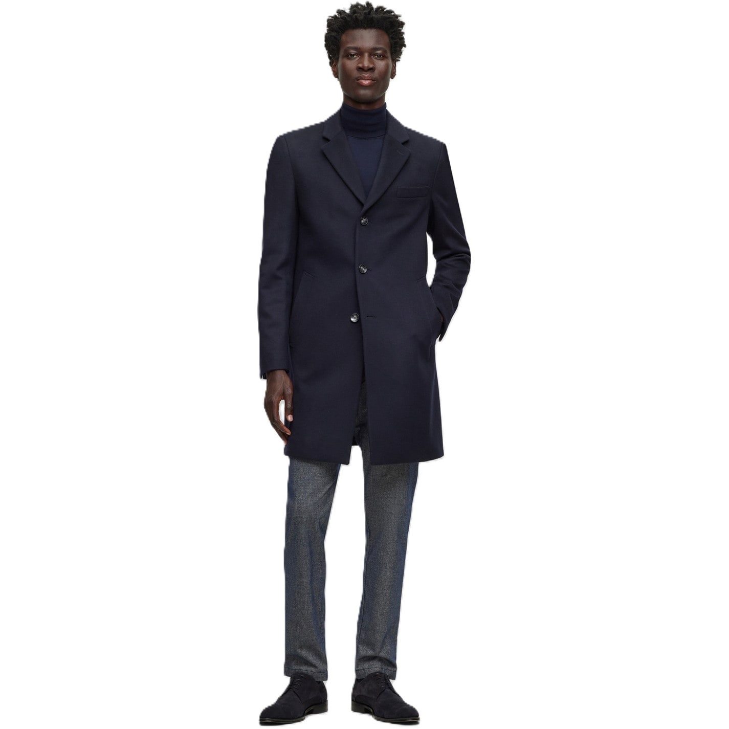 Boss | Men's Hyde Tailored Fit Long Formal Coat | Men | Formal Coats ...