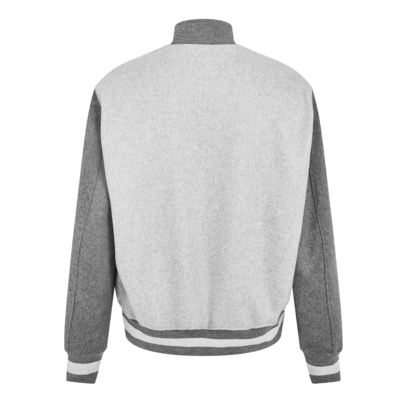 BALMAIN | Men's Signature Varsity Jacket | Men | Grey | Flannels