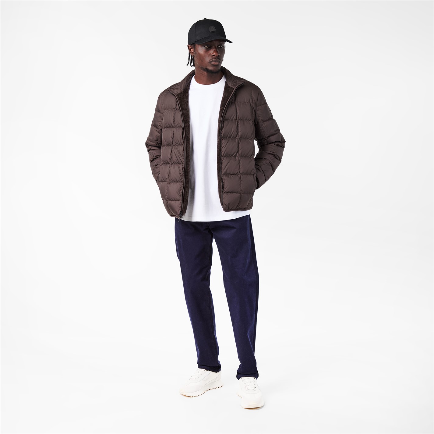 MONCLER | Men's Hybrid Winter Jacket | Men | Brown 243 | Flannels