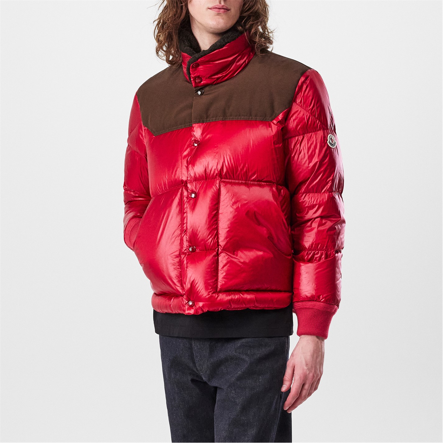 MONCLER | Men's Archivio Vajolet Goose Down Stand Collar Long Sleeve ...