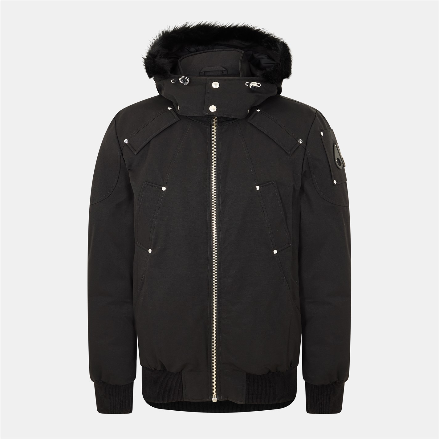 MOOSE KNUCKLES | Men's Bomber Jacket | Men | Black/Black | Flannels