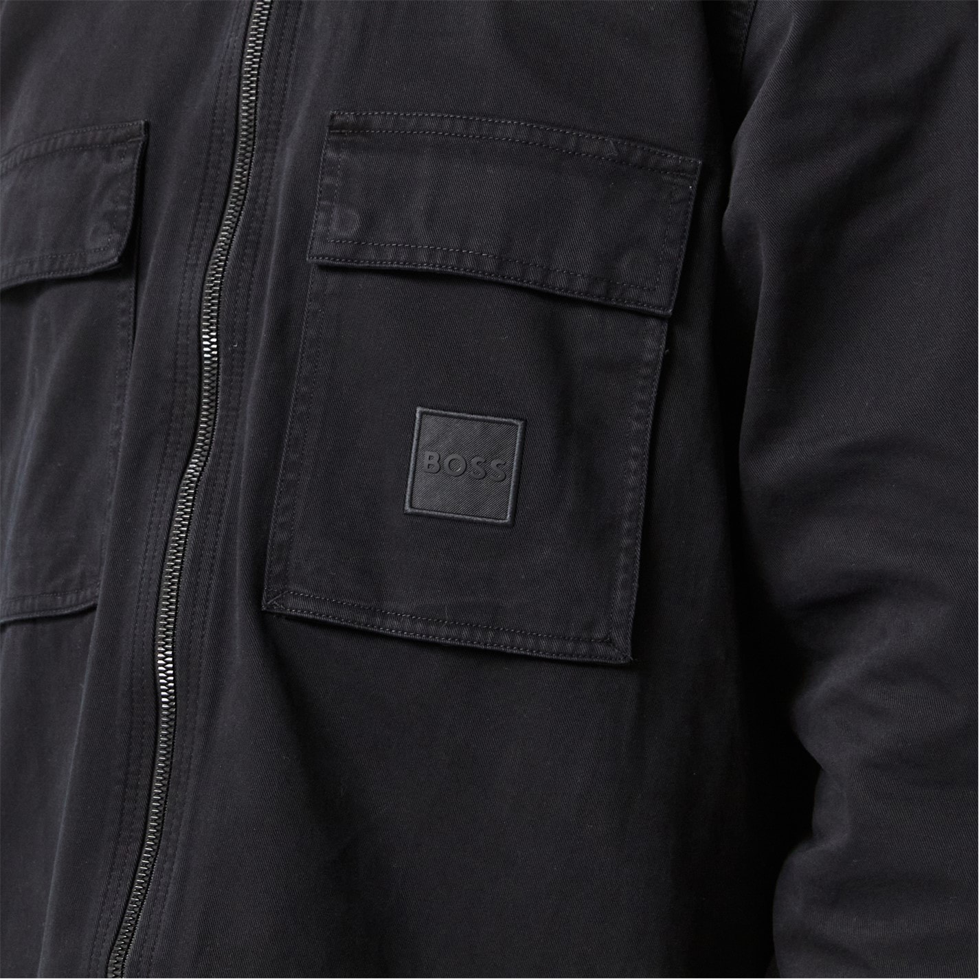 Boss | Men's Lovel Full Zip Overshirt | Men | Overshirts | Flannels