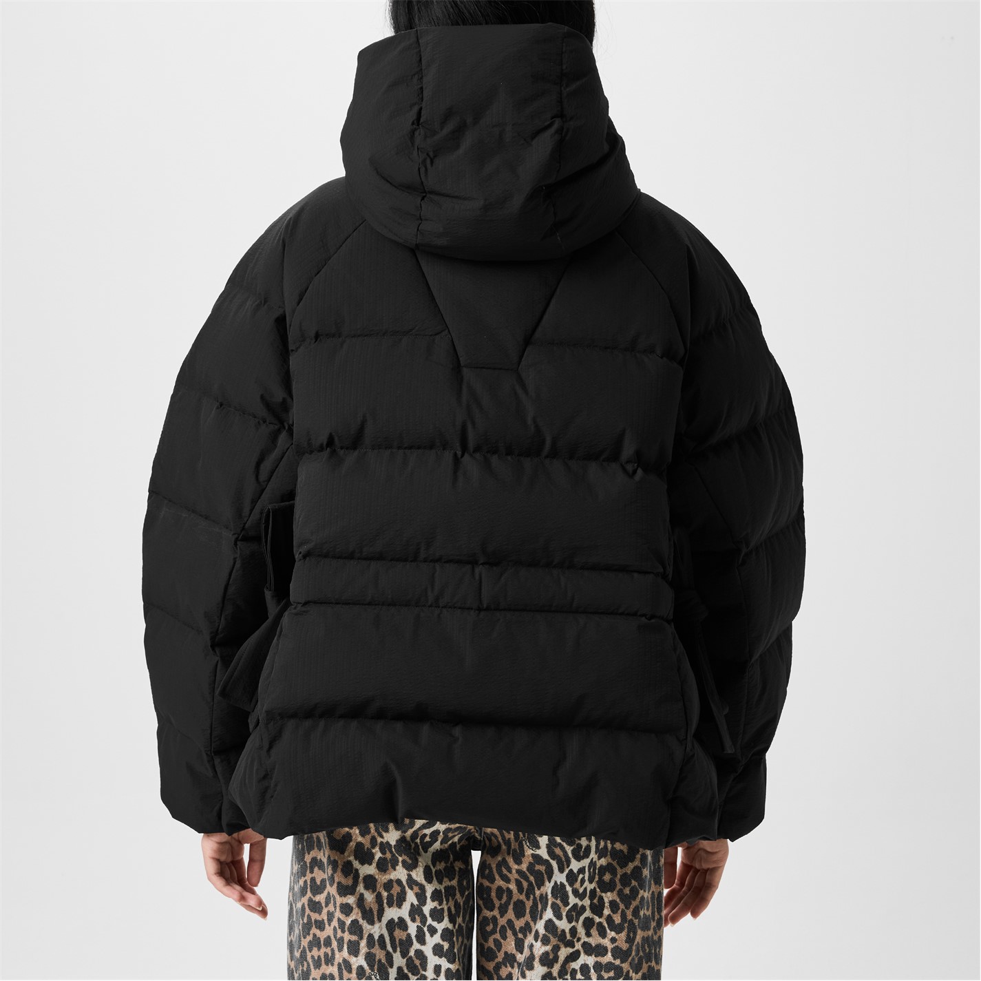 GANNI | Women's Short Puffer Jacket | Women | Black | Flannels