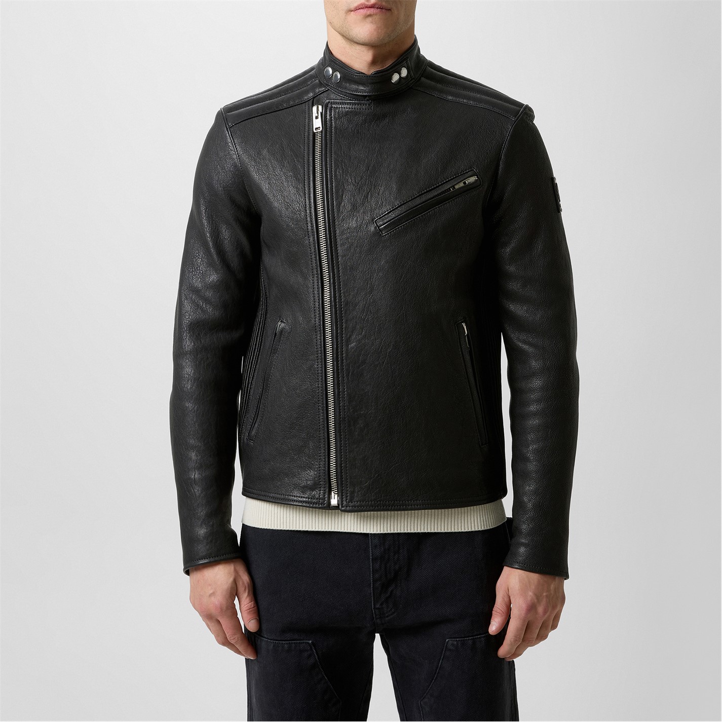 BELSTAFF | Men's Oulton Leather Jacket | Men | Black | Flannels