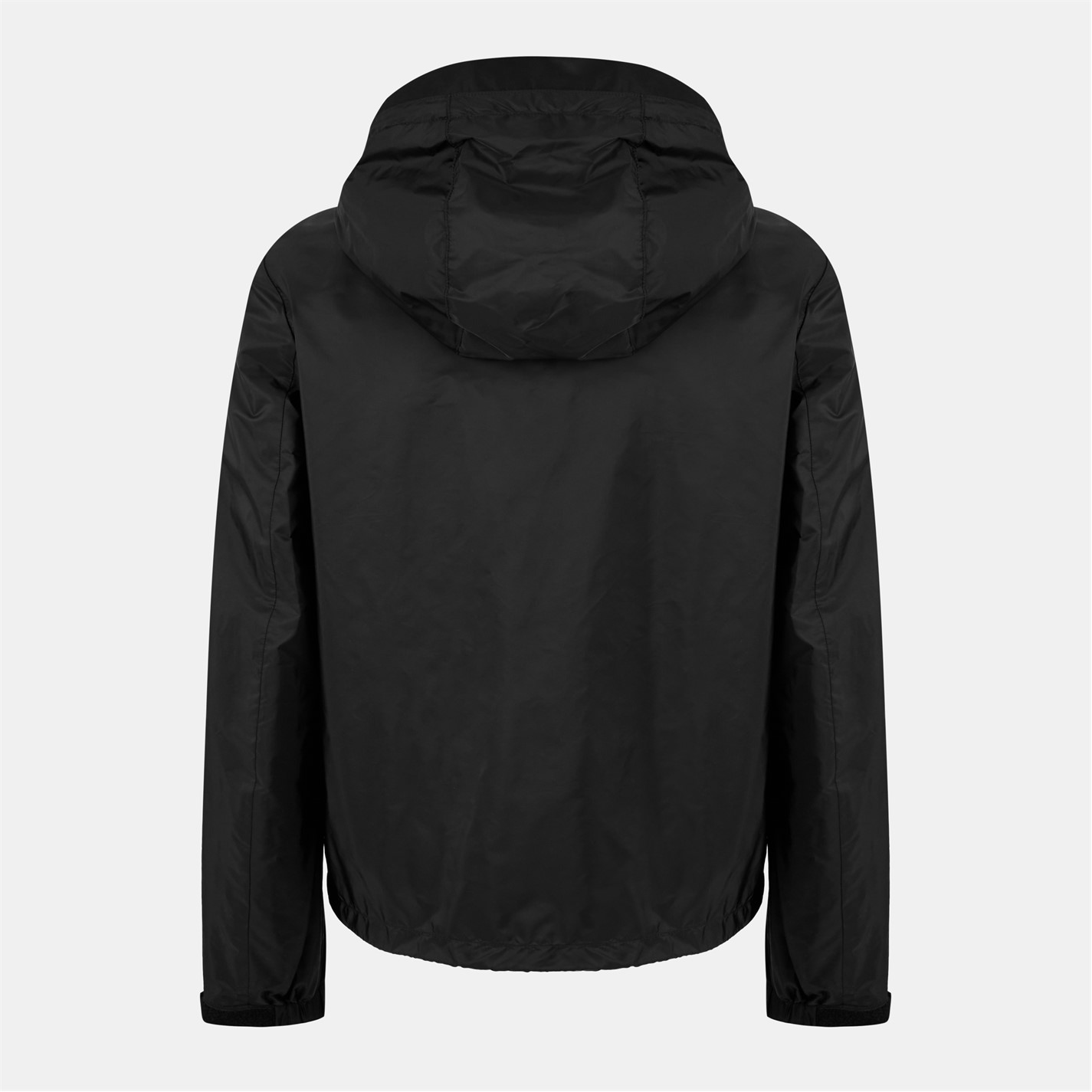 PRADA | Men's Hooded Long Sleeve Windbreaker | Men | Black | Flannels